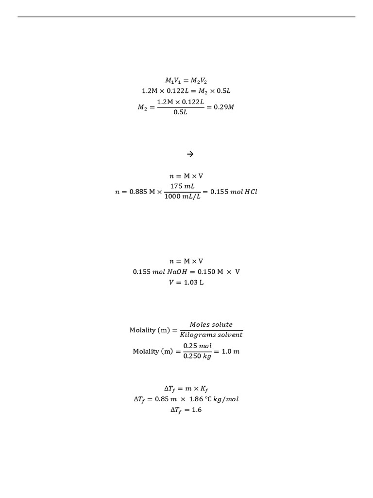 ABCT1700 Chemistry Problem Set 3 Answers | PDF | Chemical Equilibrium | Chemical Reactions