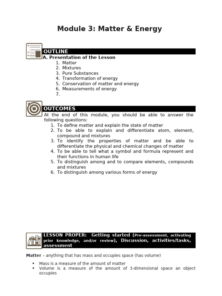 Understanding Matter and Energy Concepts | PDF | Mixture | Calorie