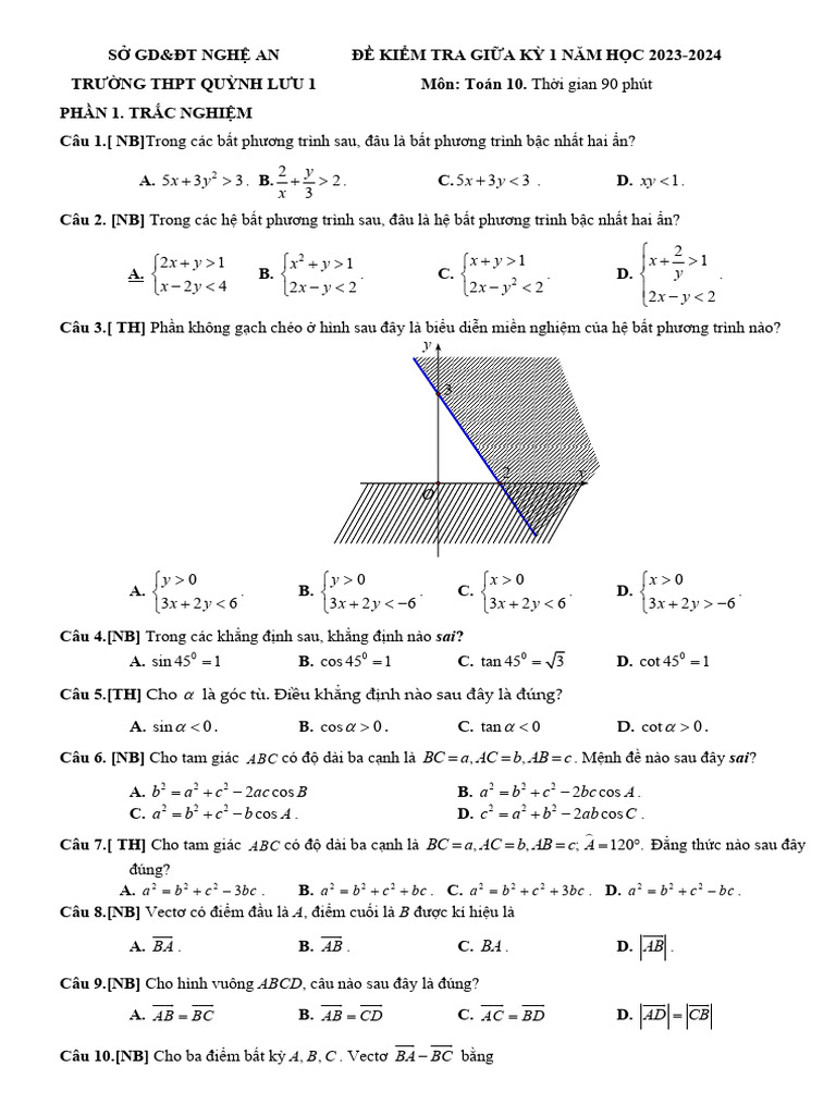 E - CK1-TOA - N-10.-Ha - ng-1.-1.pdf Filename UTF-8''3.-ĐỀ-CK1-TOÁN-10.-Hằng-1.-1 | PDF