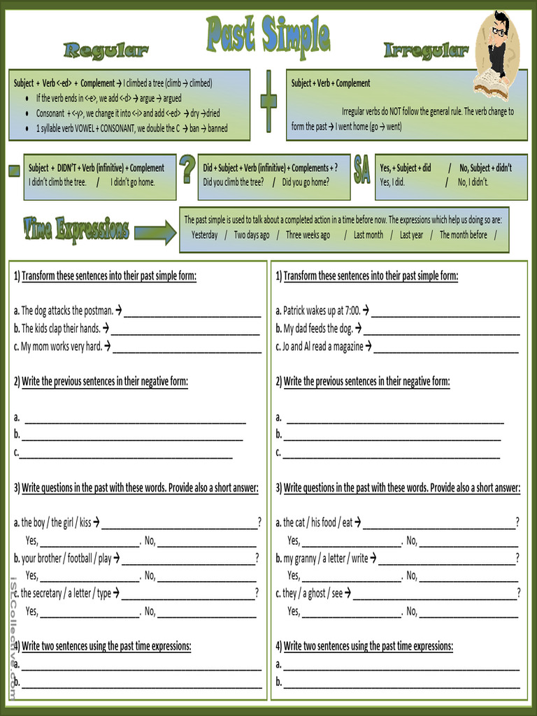 Grammar Guide - Regular & Irregular Verbs - Clip and Save | PDF ...