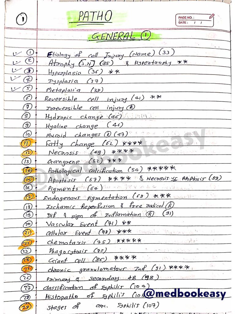 Patho Imp by @medbookeasy | PDF