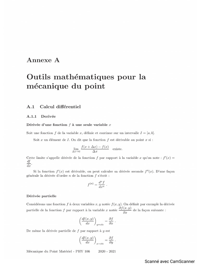 PHY 106 Cours | PDF