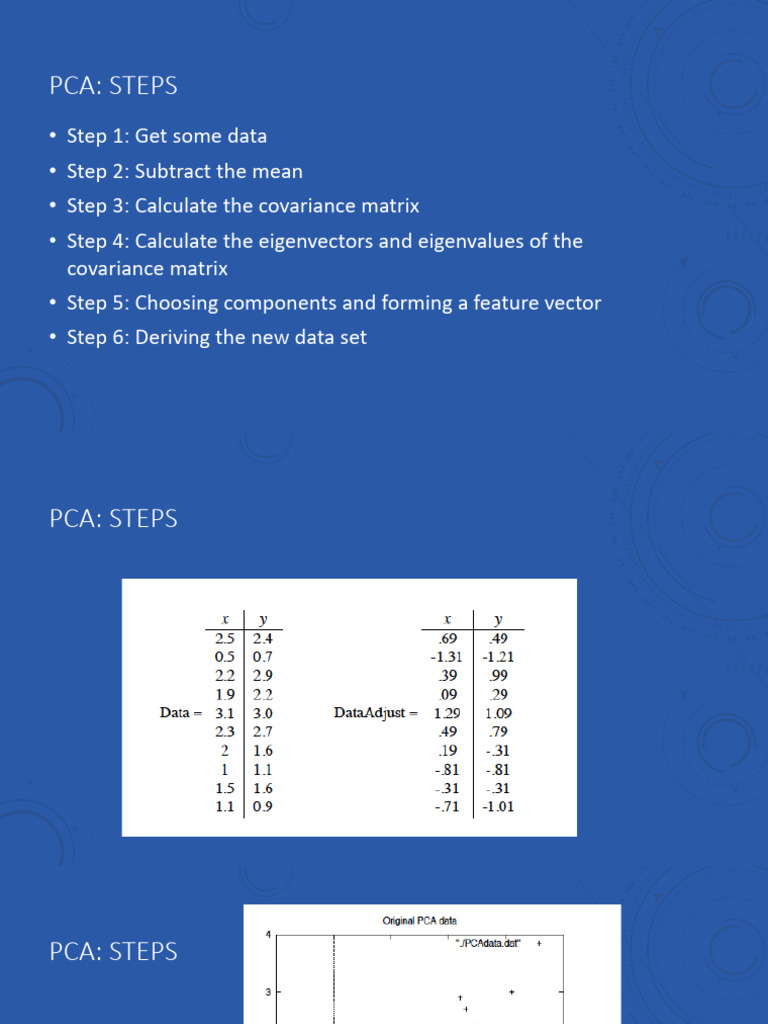 Pca: Steps | PDF