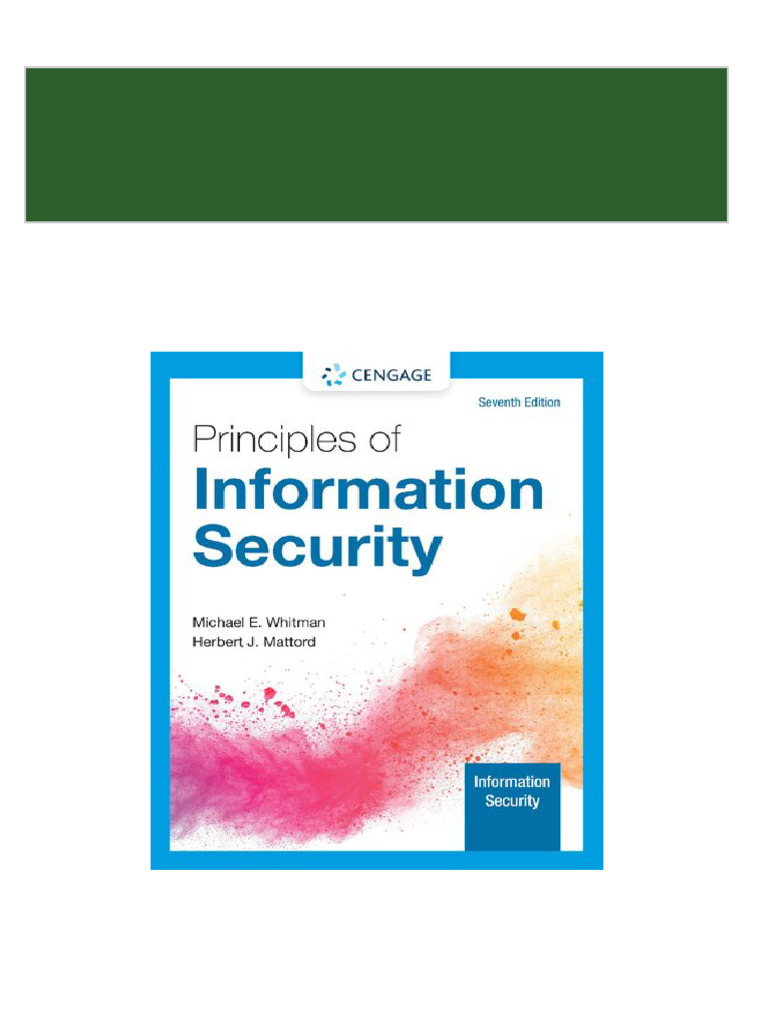 Immediate Download Principles of Information Security 7th Edition ... Immediate Download Principles of Information Security 7th Edition ...