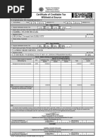 BIR Form 2307 Updated AUG 2023 | PDF | Payments | Taxes