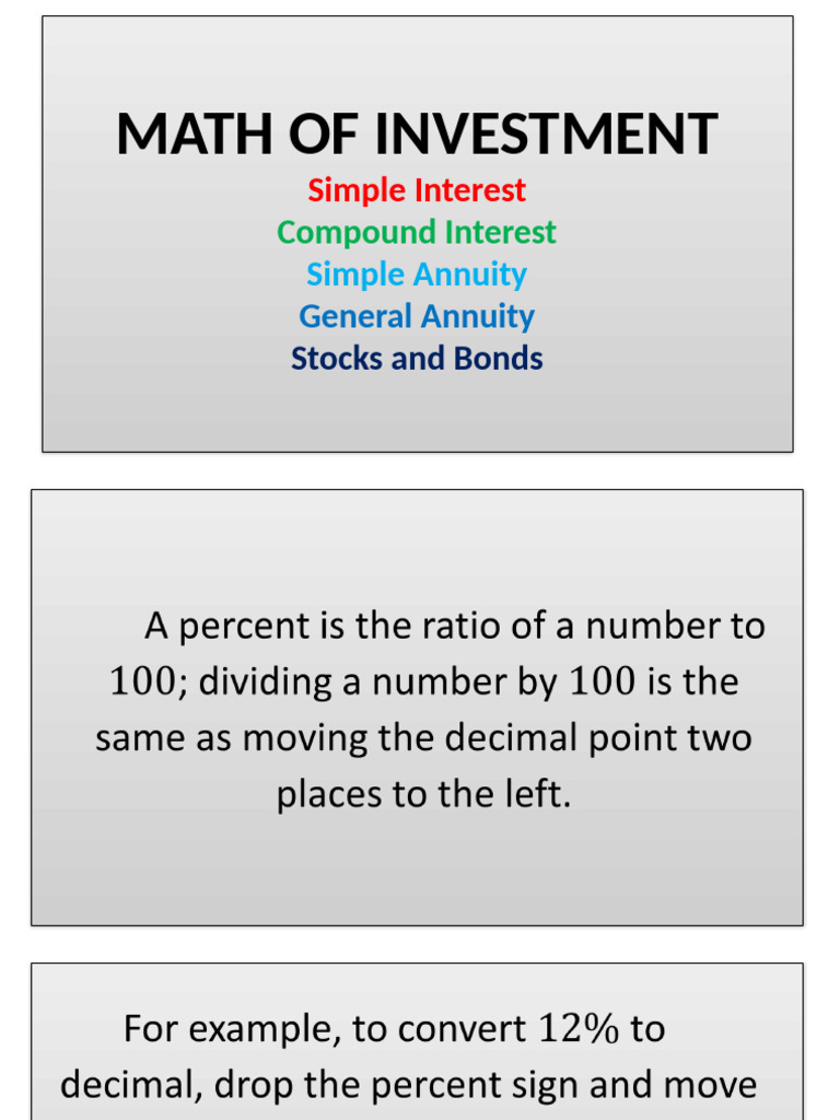 Simple Interest | PDF | Interest | Banking