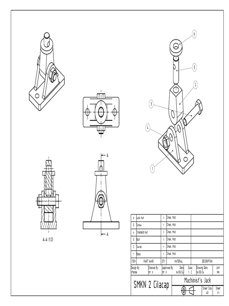 Machinist's Jack Design Specifications | PDF