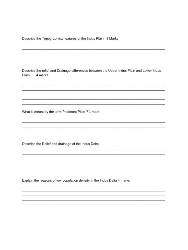 Geo Worksheet 01 | PDF