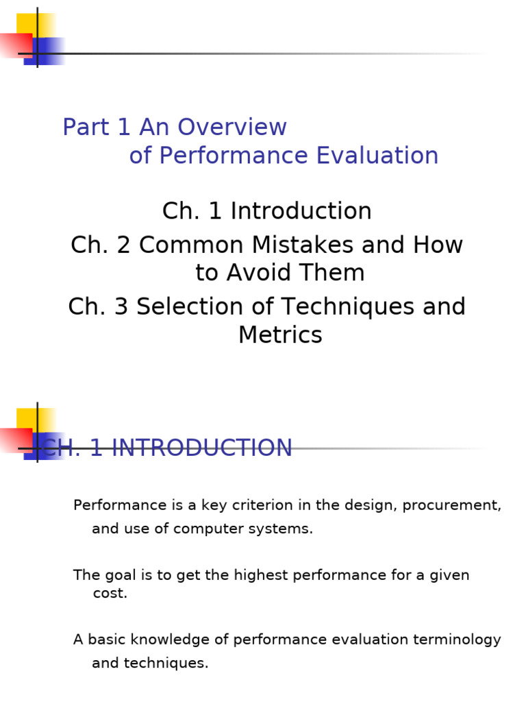 10-Performance Systems Analysis | PDF | Sensitivity Analysis ...