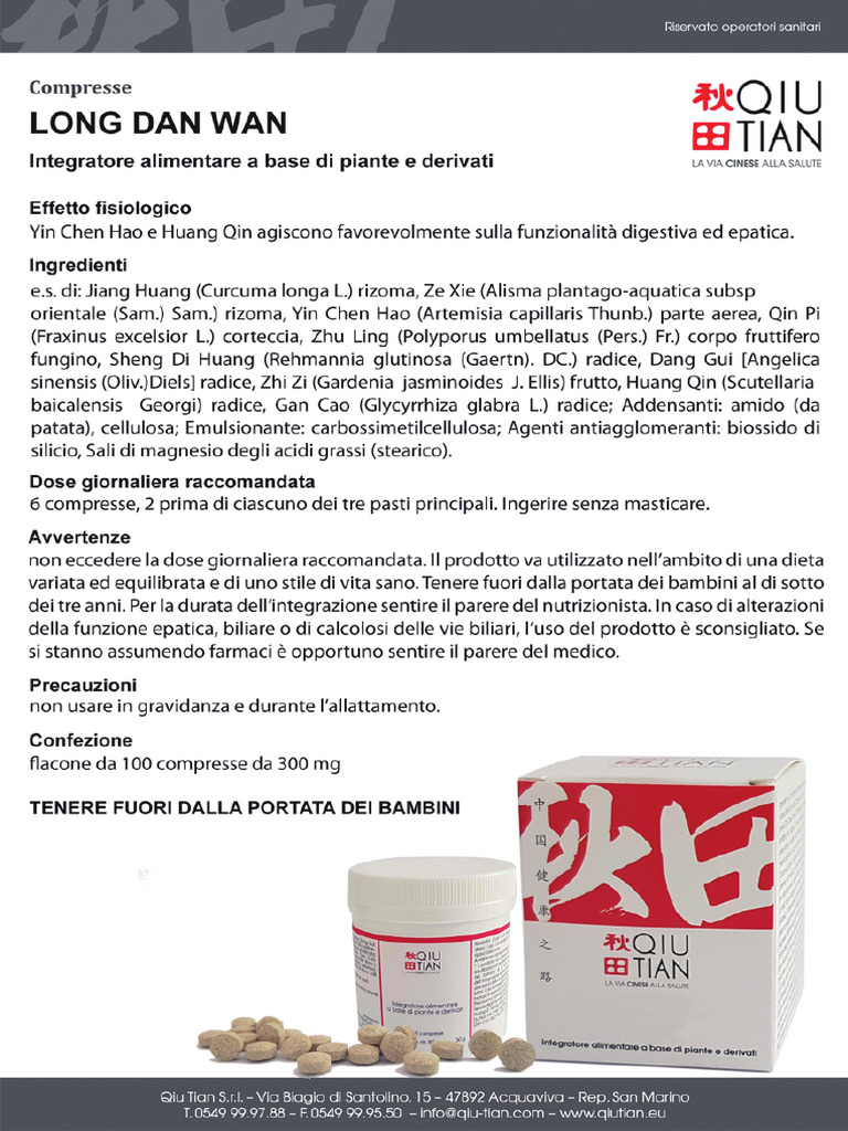 Long Dan Wan | PDF