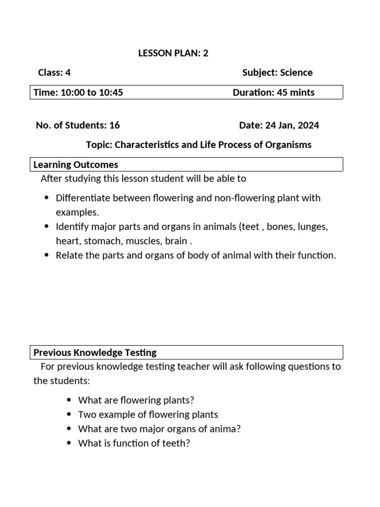 LPS 2 | PDF | Learning | Behavior Modification