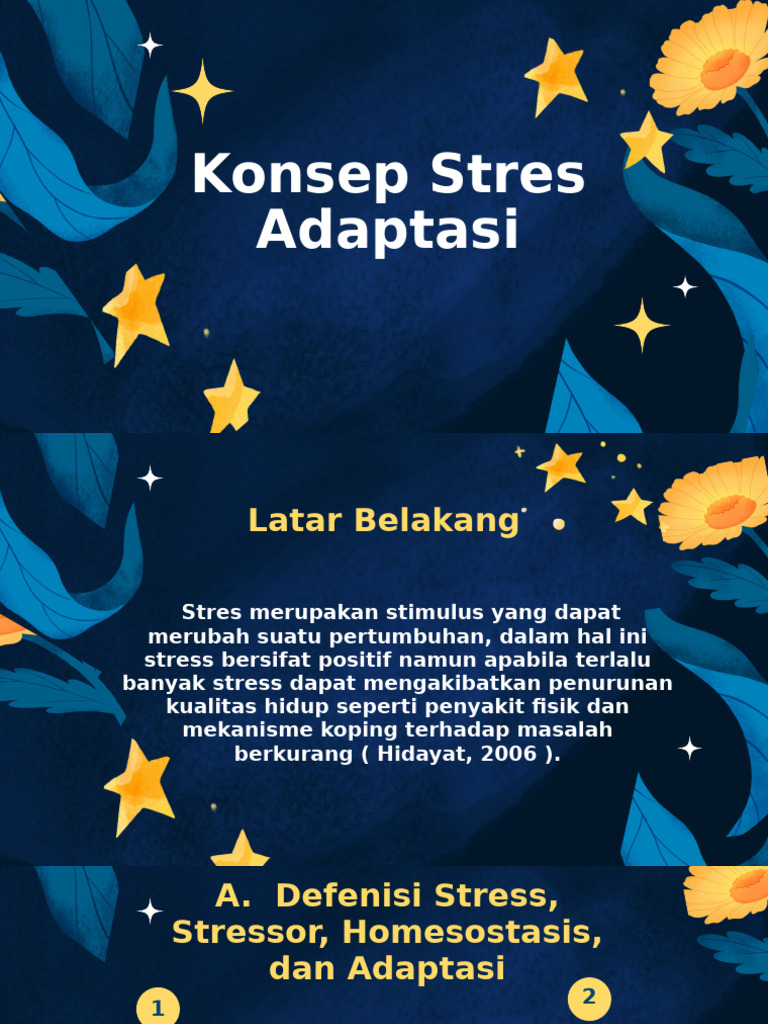Konsep Stres dan Adaptasi Individu | PDF