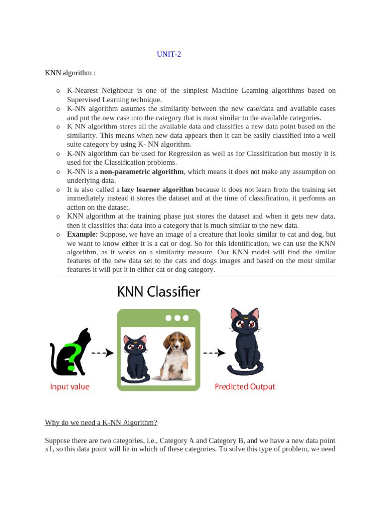 ML unit-2 | PDF | Support Vector Machine | Regression Analysis