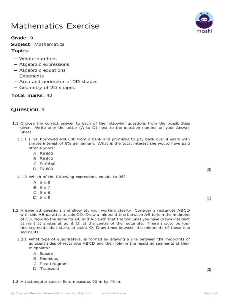 Classwork Homework 30 20241024164154 Exercise | PDF | Rectangle ...