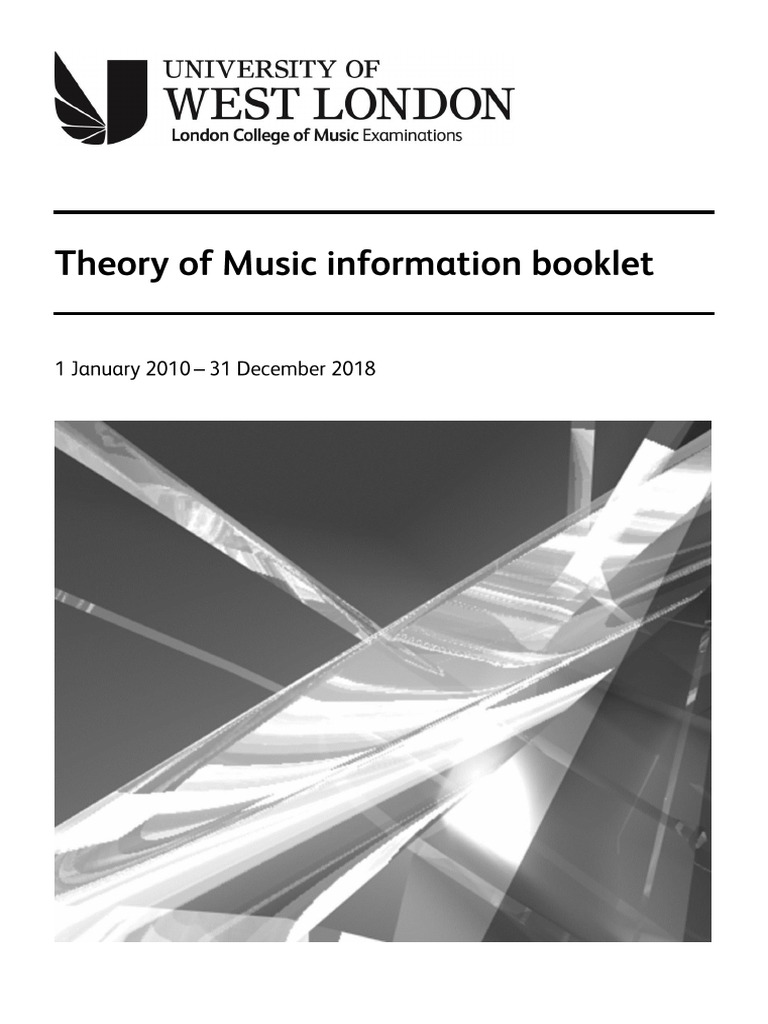 Music Theory Information Booklet | PDF | Tempo | Piano