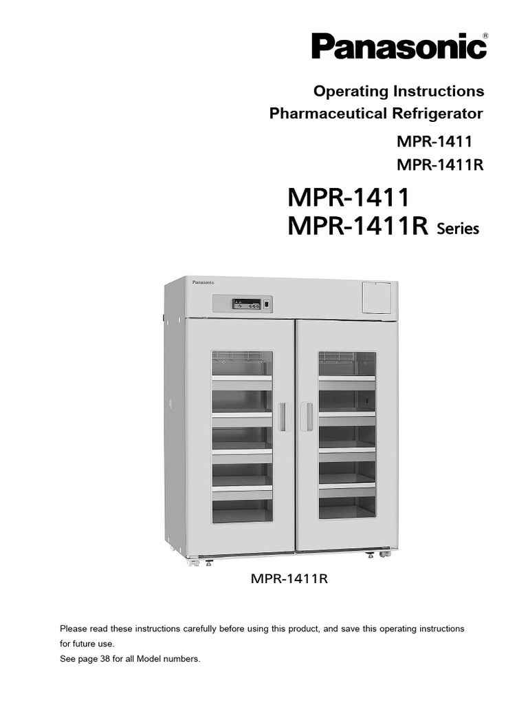 User Manual For Models MPR-1411-PA MPR-1411R-PA Laboratory ...