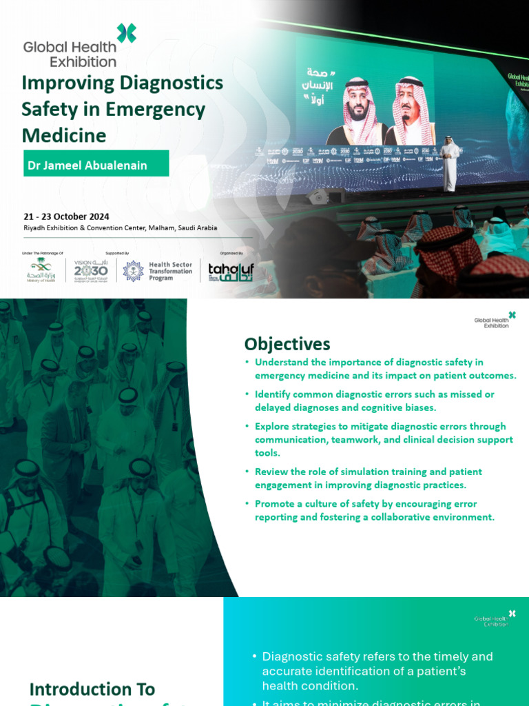 Improving Diagnostics Safety in Emergency Medicine-Dr Jameel Abualenain ...