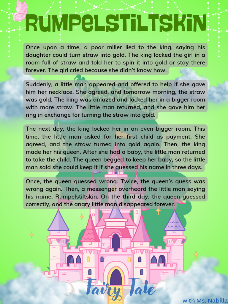 Rumpelstiltskin Story | PDF