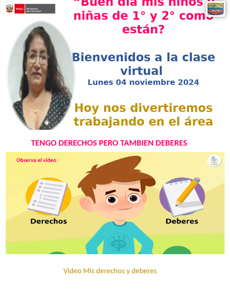 Mis Derechos y Deberes | PDF