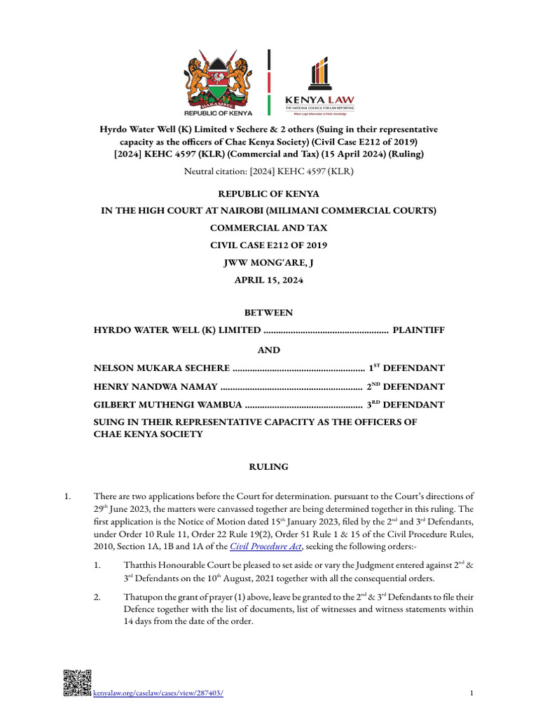 Civil Procedure Act: TH TH ND RD | PDF | Lawsuit | Judgment (Law)