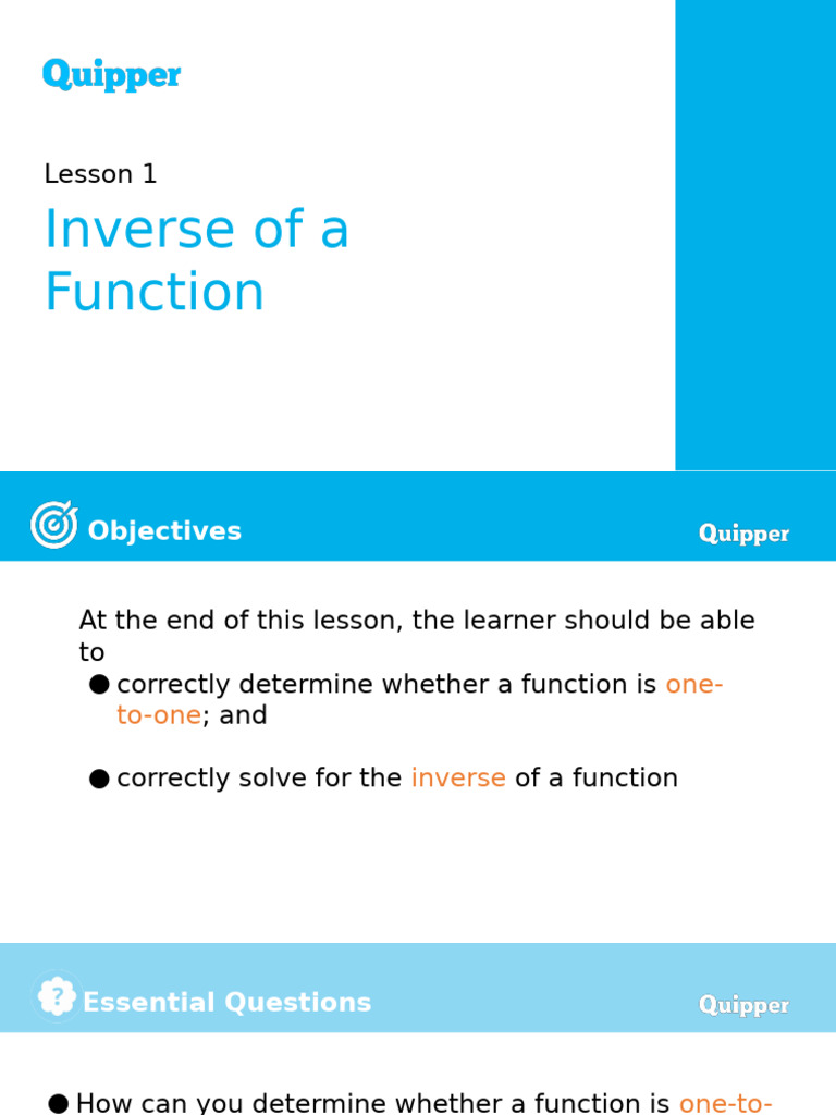 Inverse of A Function | PDF | Function (Mathematics) | Functions And ... Inverse of A Function | PDF | Function (Mathematics) | Functions And ...
