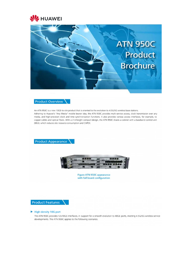 Huawei ATN950C Datasheet | PDF