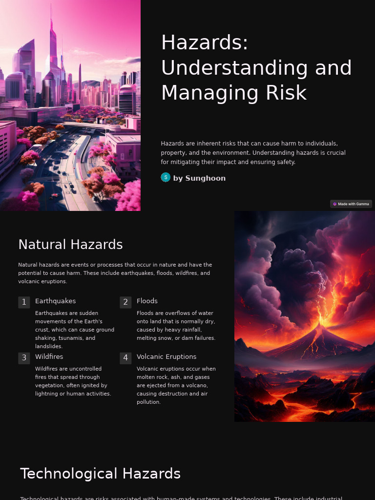 Hazards Understanding and Managing Risk | PDF | Hazards | Pollution