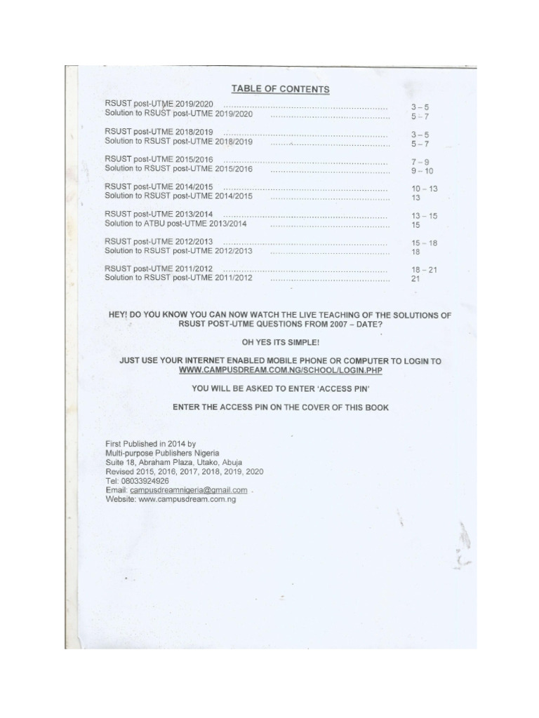 Rsust For Sciences | PDF