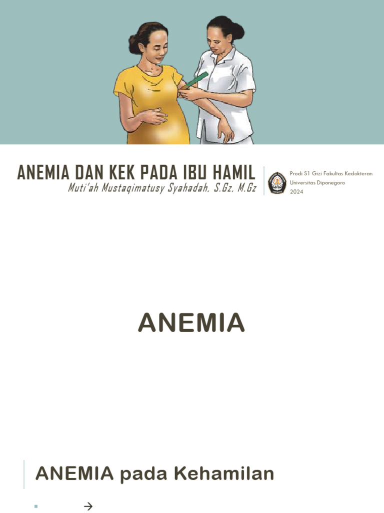 Anemia Dan Kekurangan Gizi Ibu Hamil Pdf