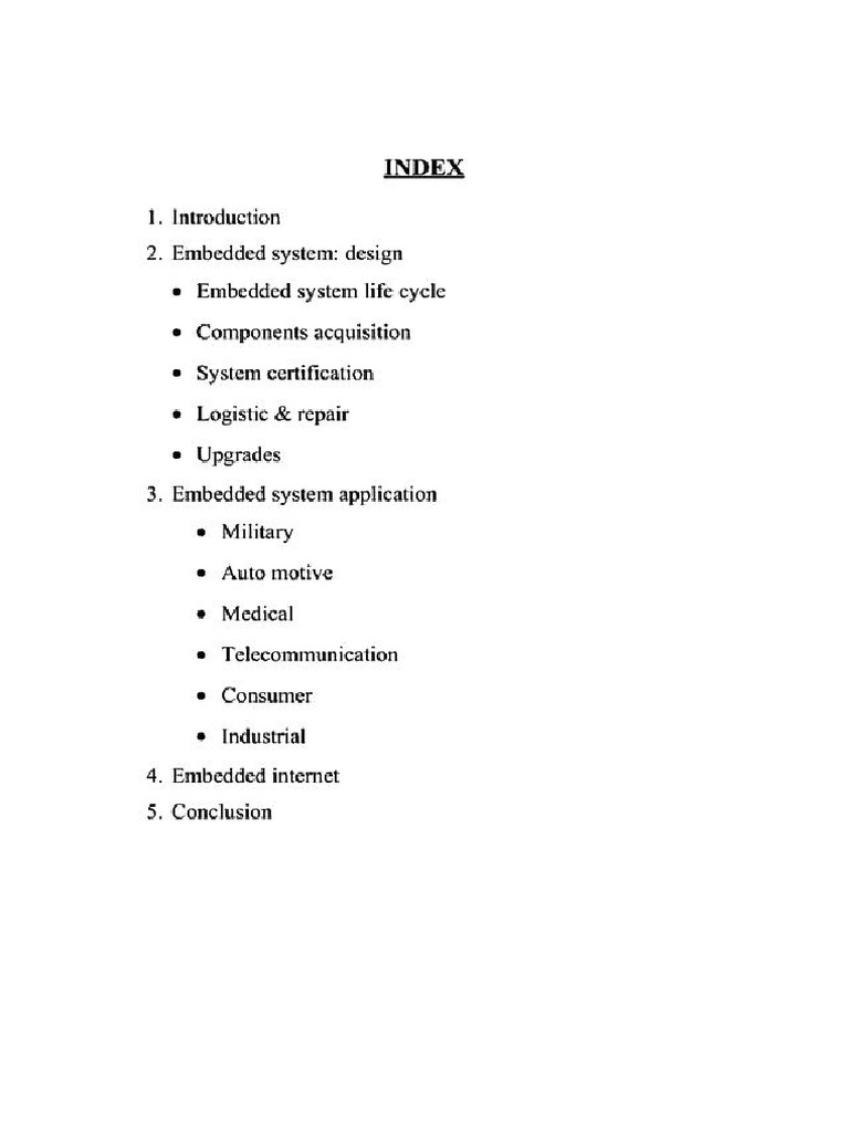 Embeded System Report | PDF