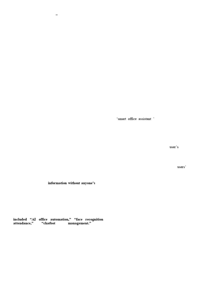 Smart Office Assistant Review | PDF | Artificial Intelligence ...