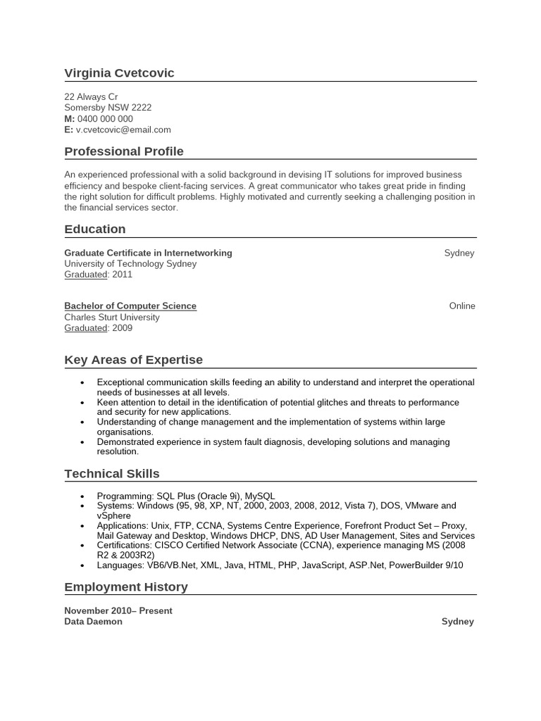 IT Solutions Expert in Financial Services | PDF | Microsoft Windows ...