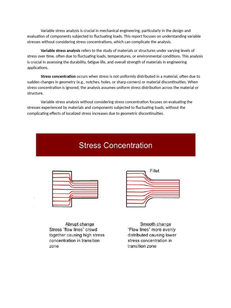 Variable Stress Analysis Guide | PDF | Fatigue (Material) | Stress (Mechanics)