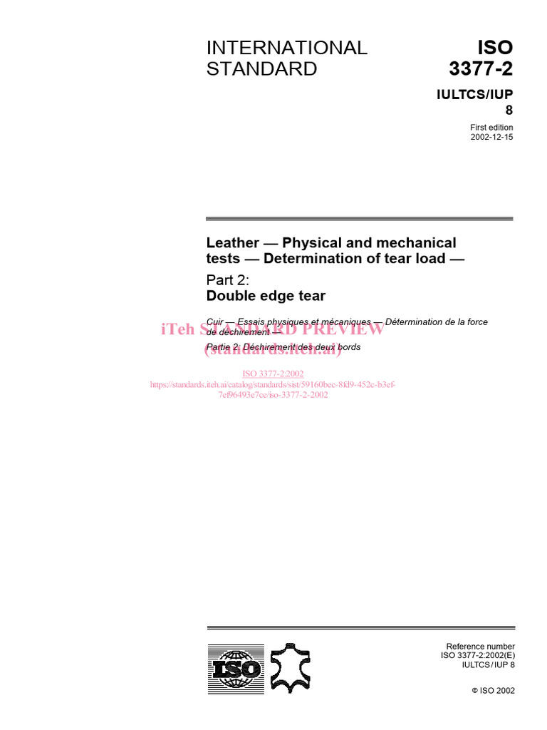 ISO-3377-2-2002 (1) | PDF | International Organization For Standardization