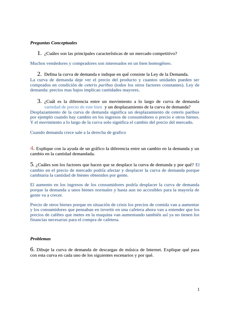 Hoja de Ejes 2 | PDF | Curva de demanda | Precios