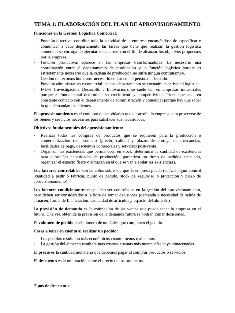 GLC T1 | PDF | Business | Logística