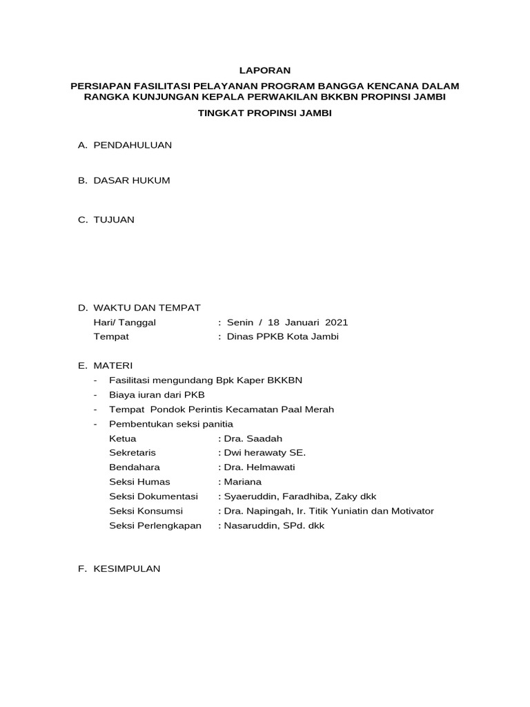 Laporan Dupak Jan-Jun 2021 | PDF