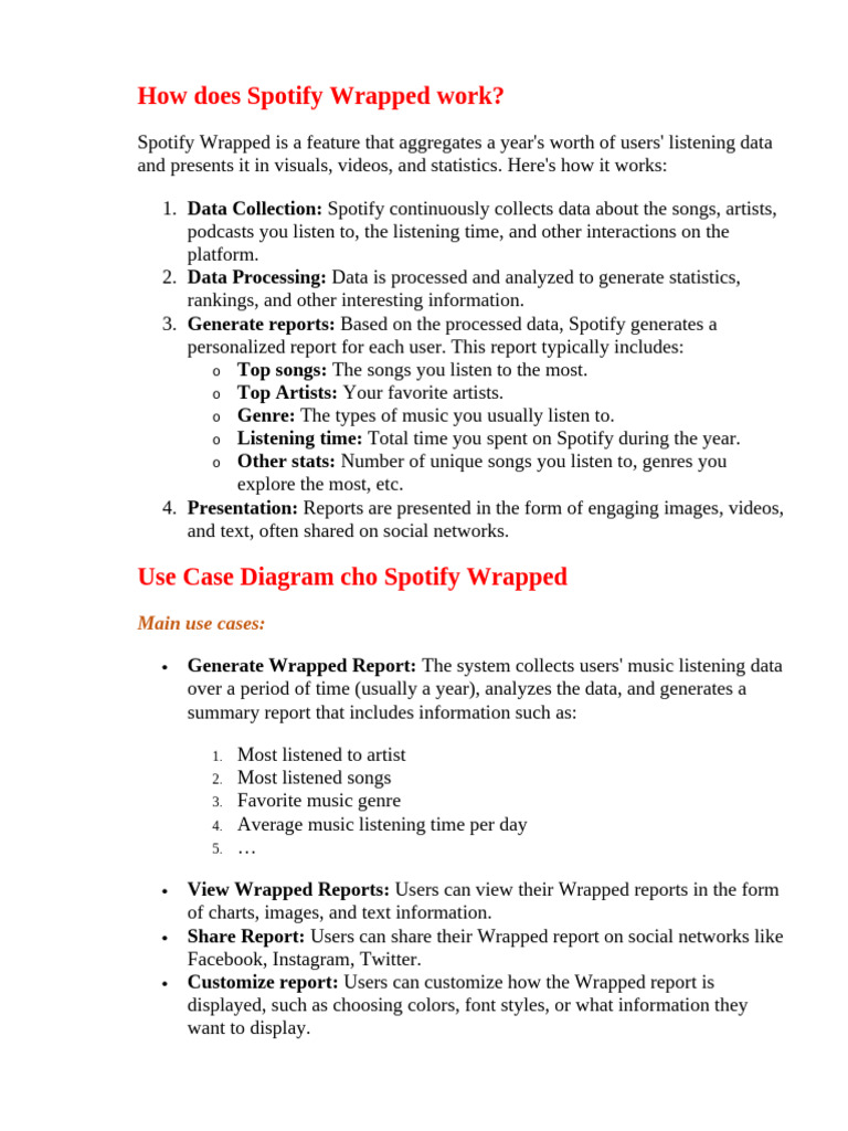Spotify Work | PDF | Spotify | Cyberspace