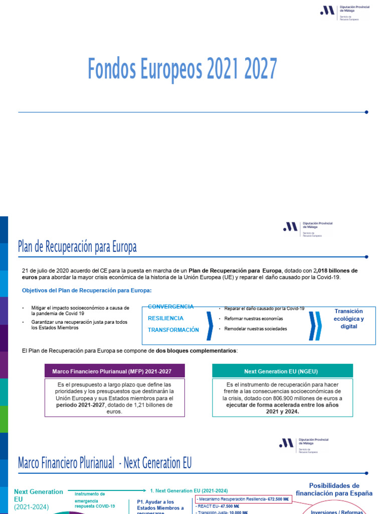 1 - Presentación PRTR Next Gen EU 2021-2027 | PDF | Energía renovable ...