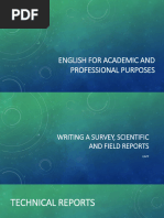 Field Report | PDF
