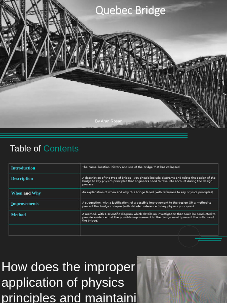 Quebec Bridge | PDF