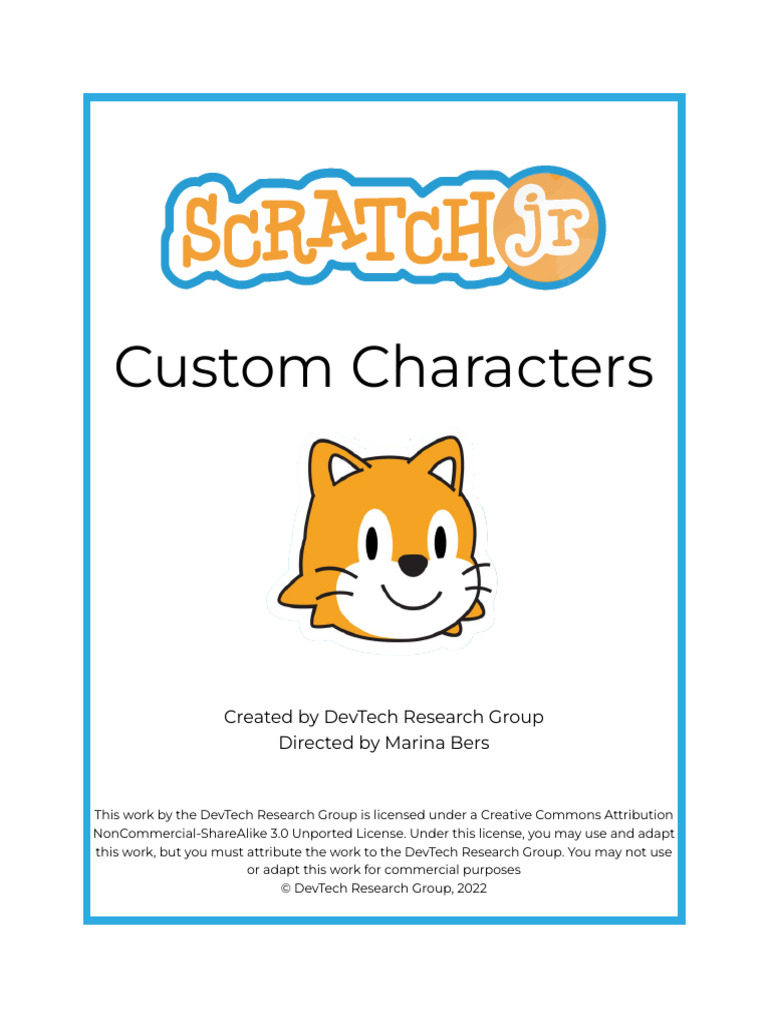 ScratchJr Custom Character How To 1 | PDF