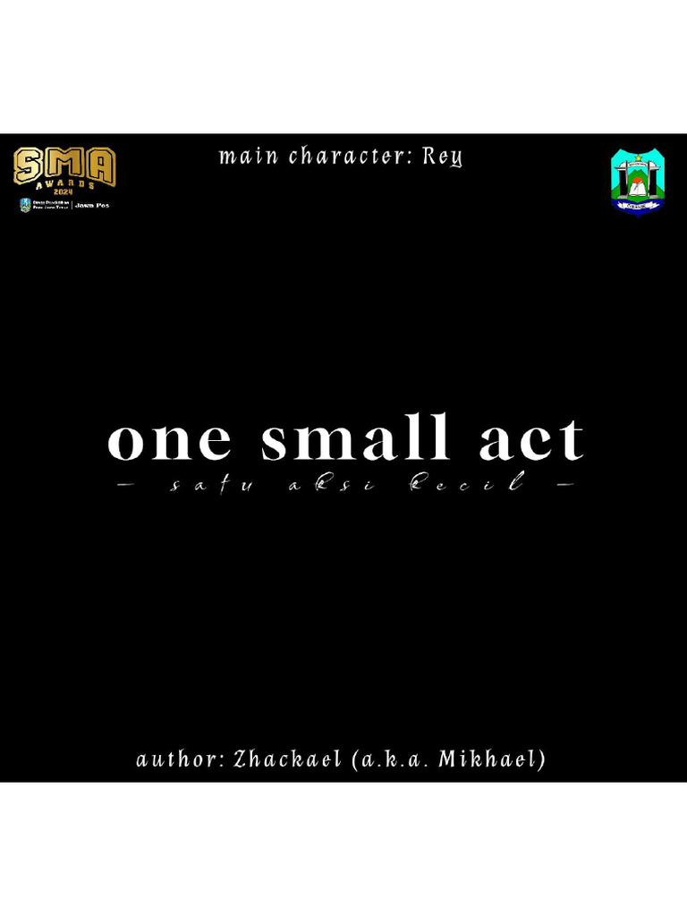 "One Small Act" by Mikhael Ananda H. - SMAN 1 Driyorejo | PDF
