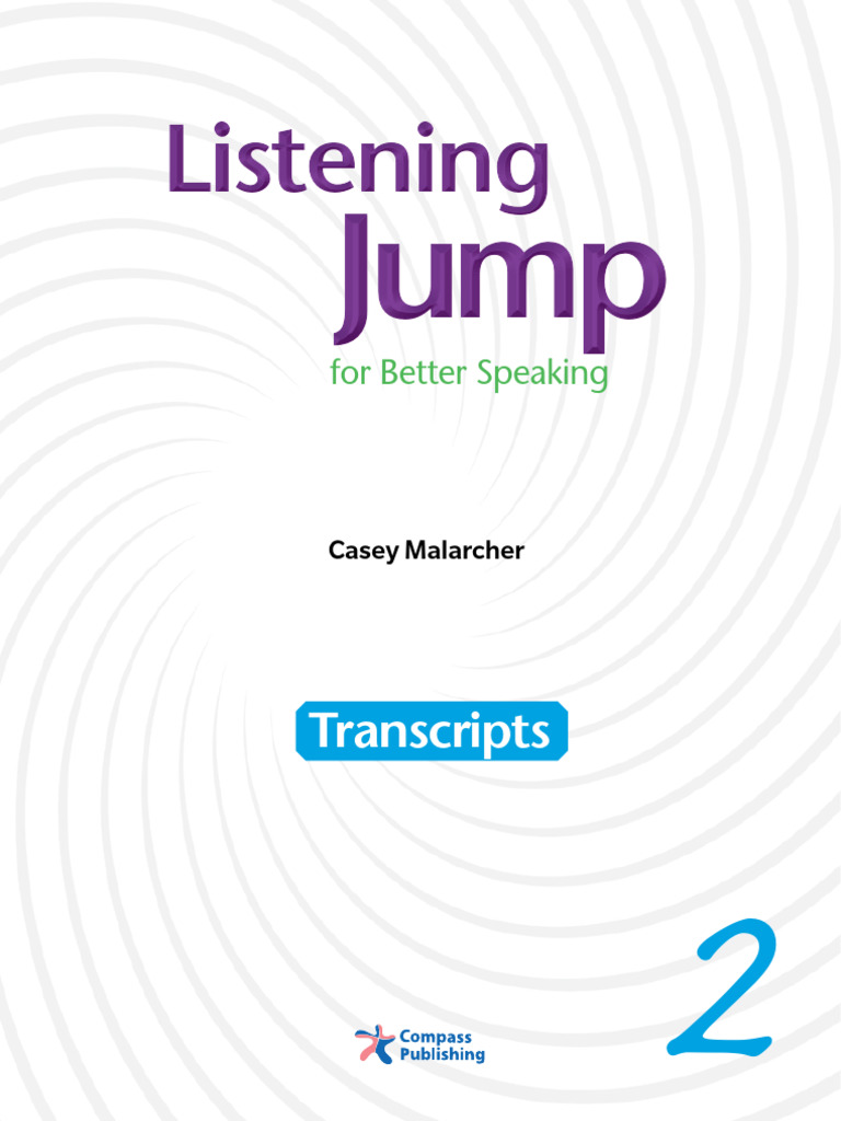 Listening Jump 2 Transcripts | PDF | Meal | Lunch