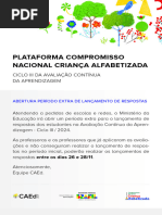 CRONOGRAMA na plataforma CNCA | PDF