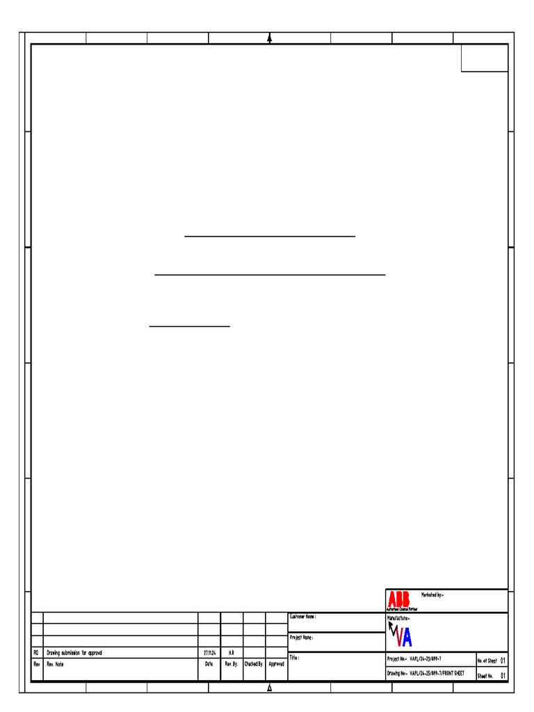 Electrical Drawings for Hydraulic Panel | PDF | Building Engineering ...