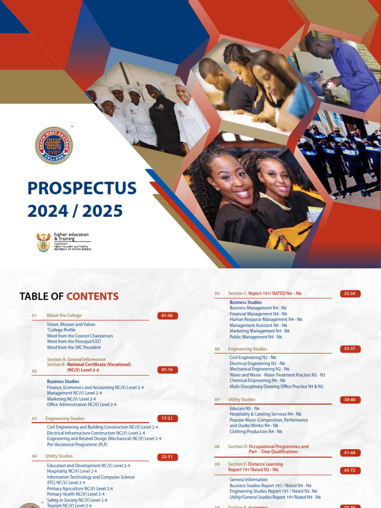 SWGC Prospectus 2025 Web | PDF | Vocational Education | Diploma