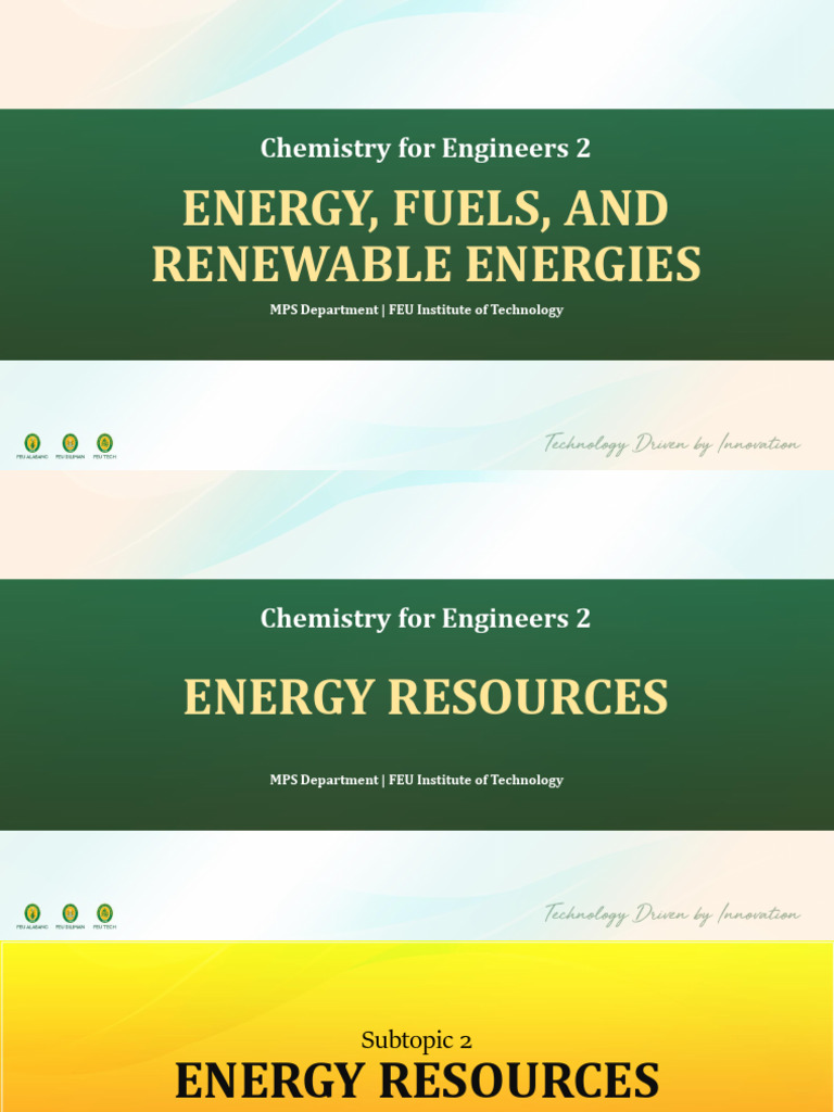 STPPT2 - Energy Resources | PDF | Energy Development | World Energy Resources