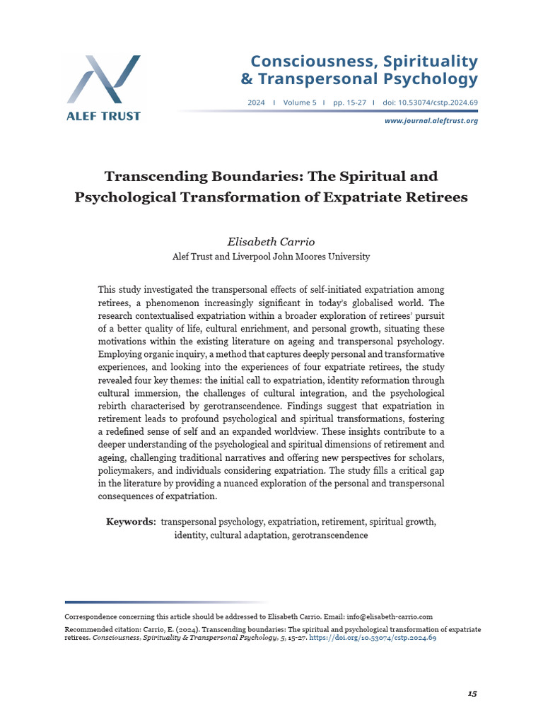 article Alef | PDF | Identity (Social Science) | Self