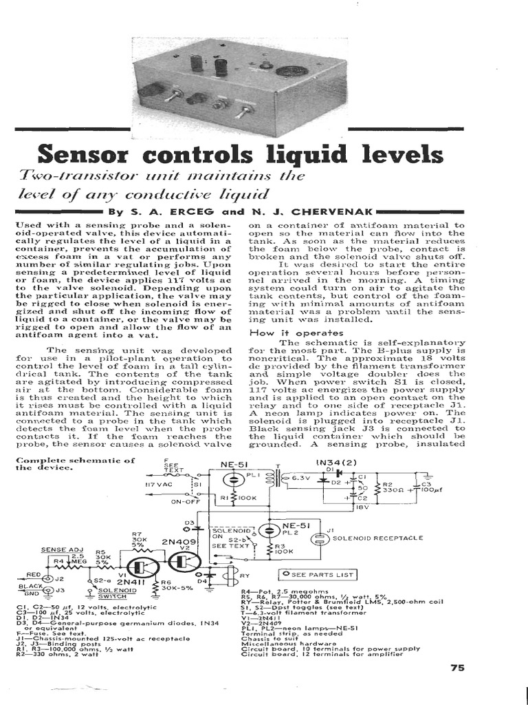 Adi Automatizare Nivel Apa Liquid Level Control | PDF